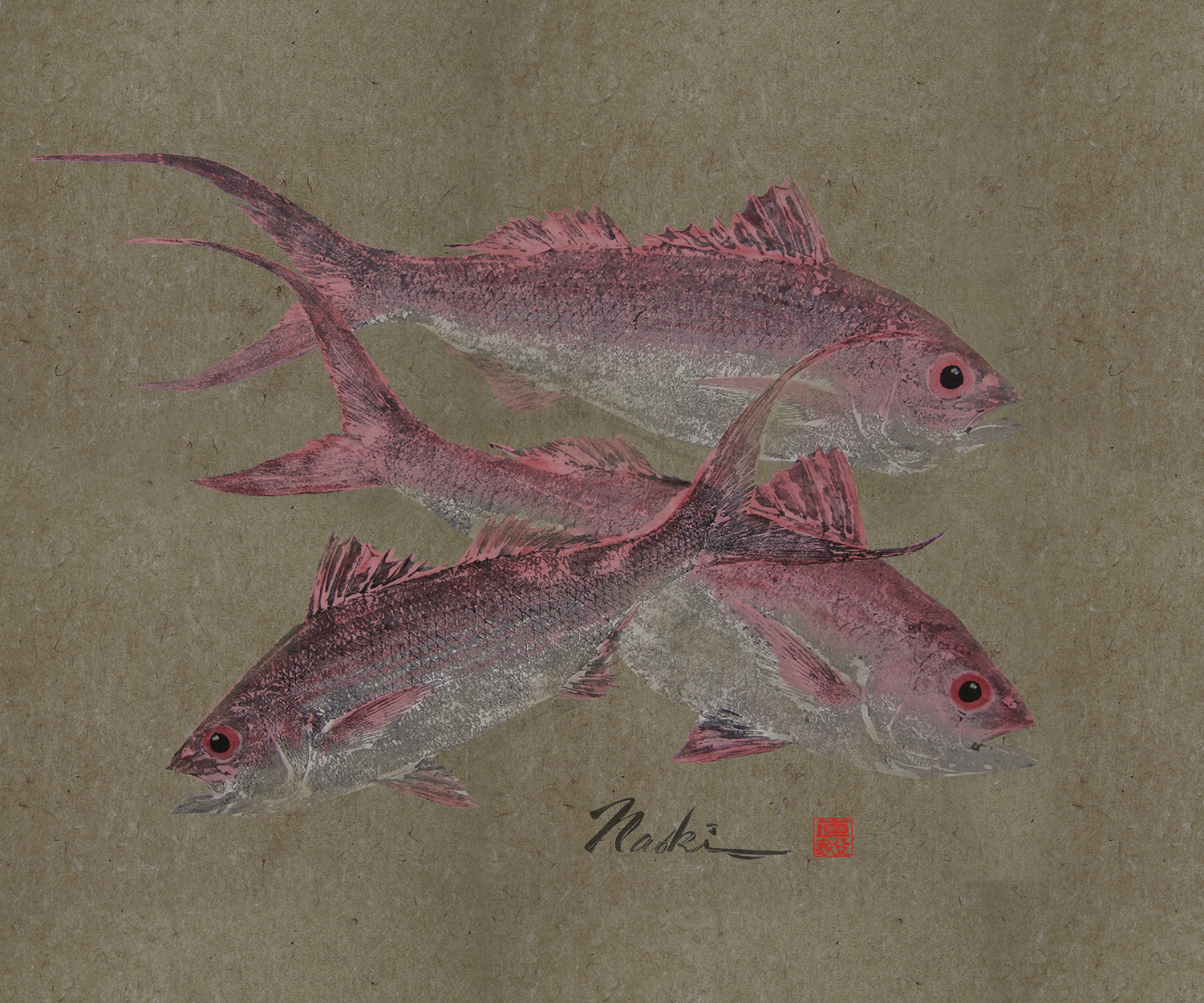 3052 Naoki Art Collection Hemp Panel